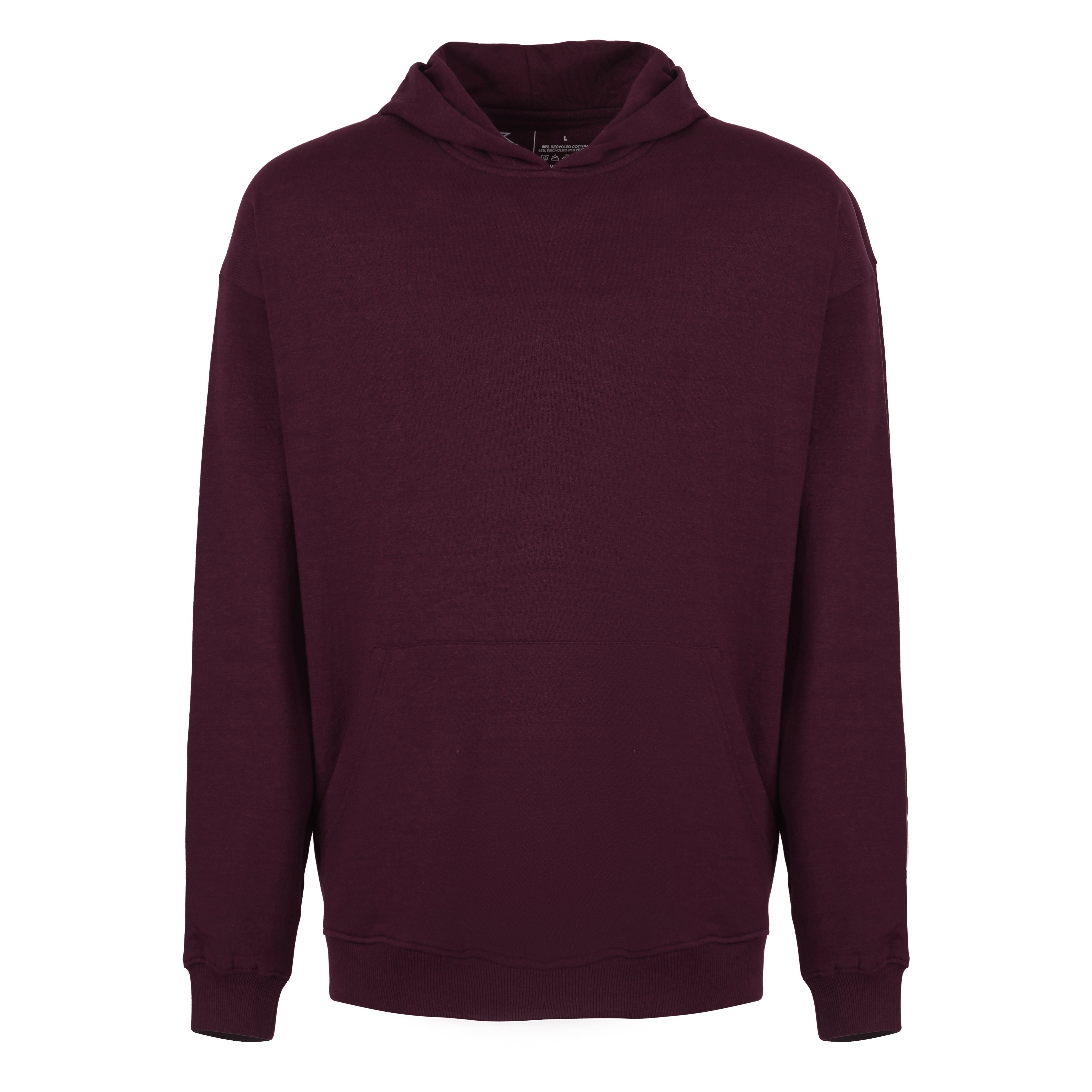 Shop this Recycled Maroon Fleece Hoodie | Sustainable Fashion